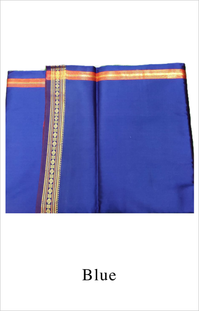 Stitched Pooja Dhoti for boys & men - Peshwai Nauwar